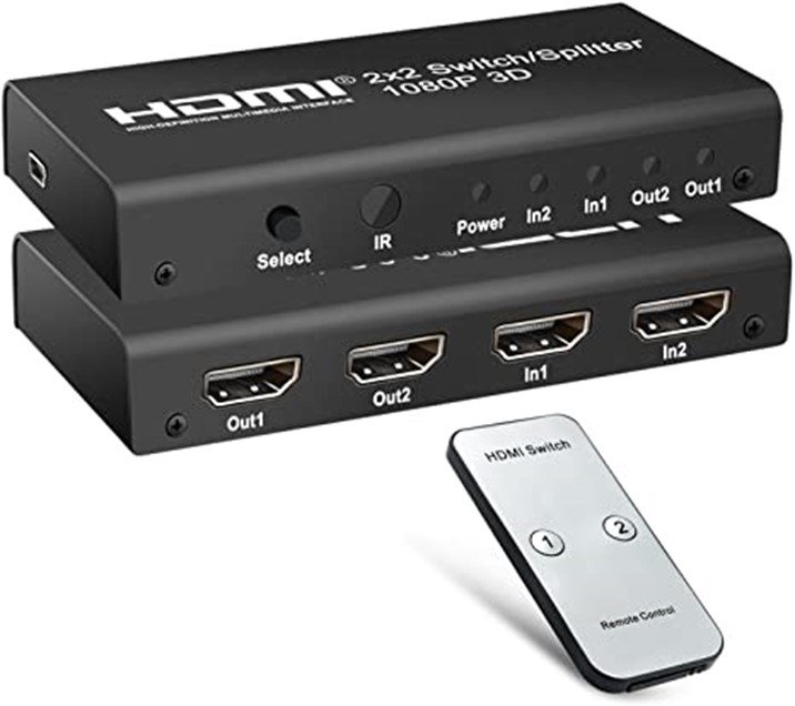 HDMI Switcher – Difference Between An HDMI Splitter And Switcher